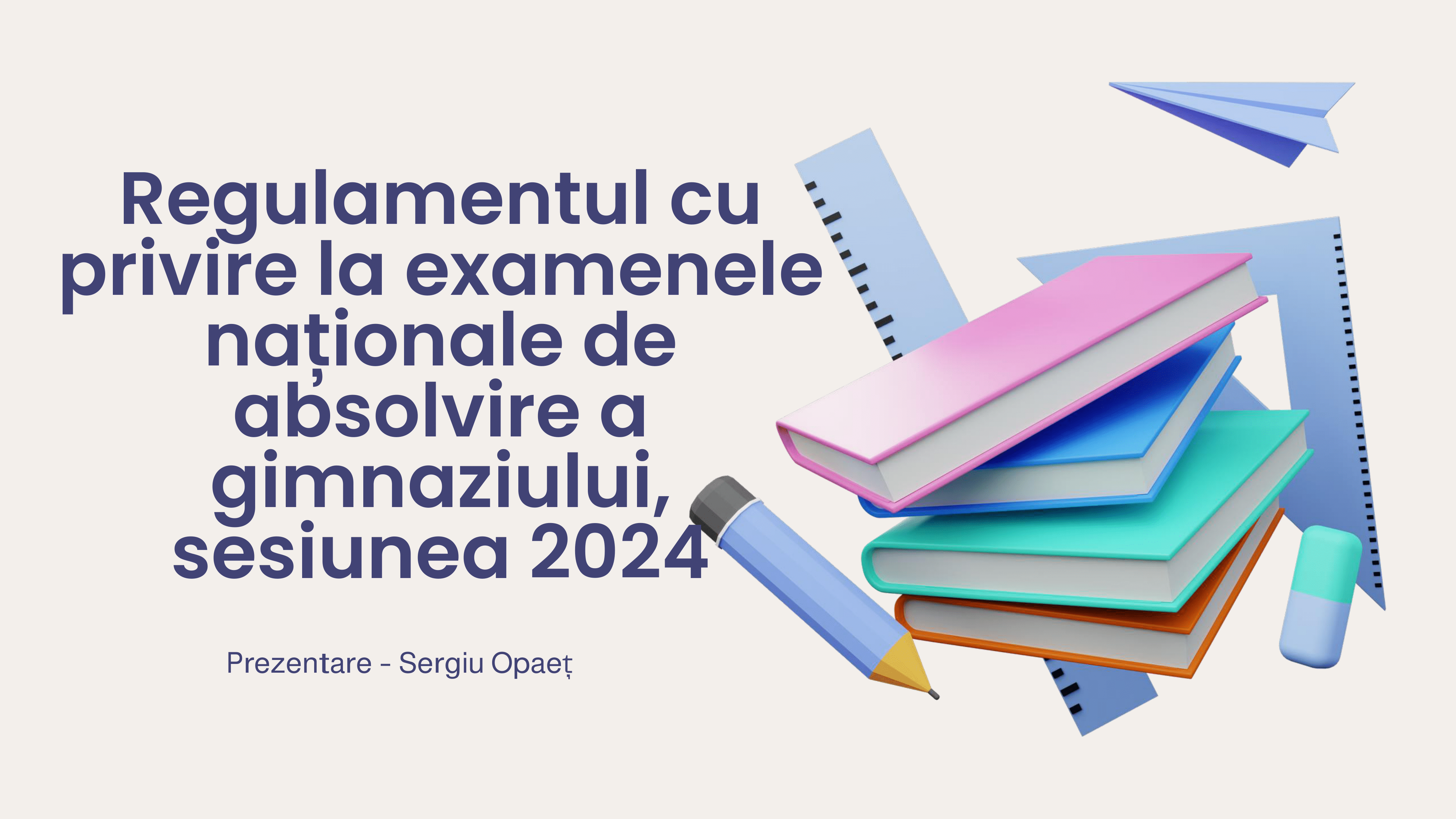 Examenele de absolvire clasa IX-a | Gimnaziul „Ion Creangă”, s. Teleșeu, r. Orhei