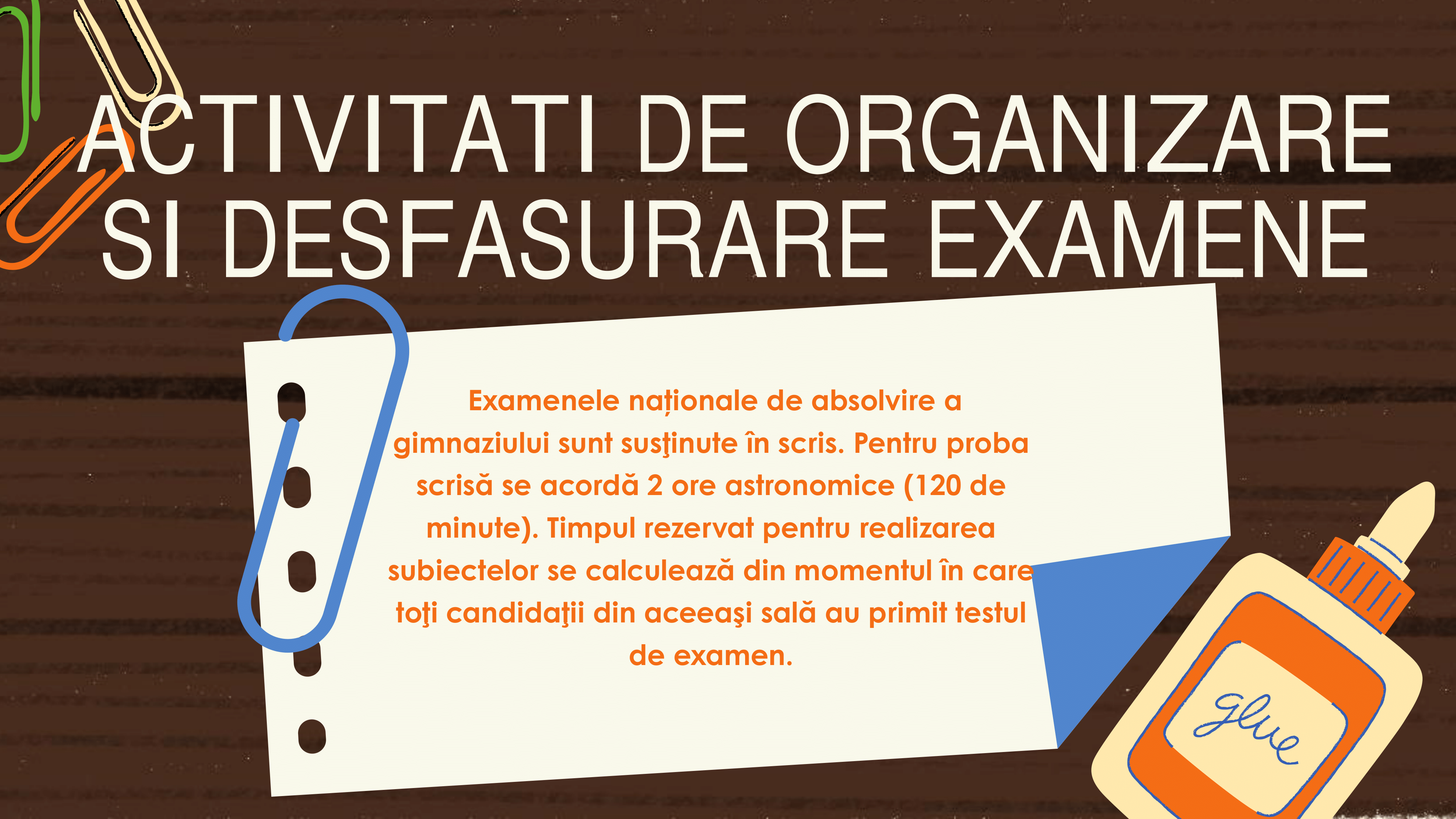 Examenele de absolvire clasa IX-a | Gimnaziul „Ion Creangă”, s. Teleșeu, r. Orhei