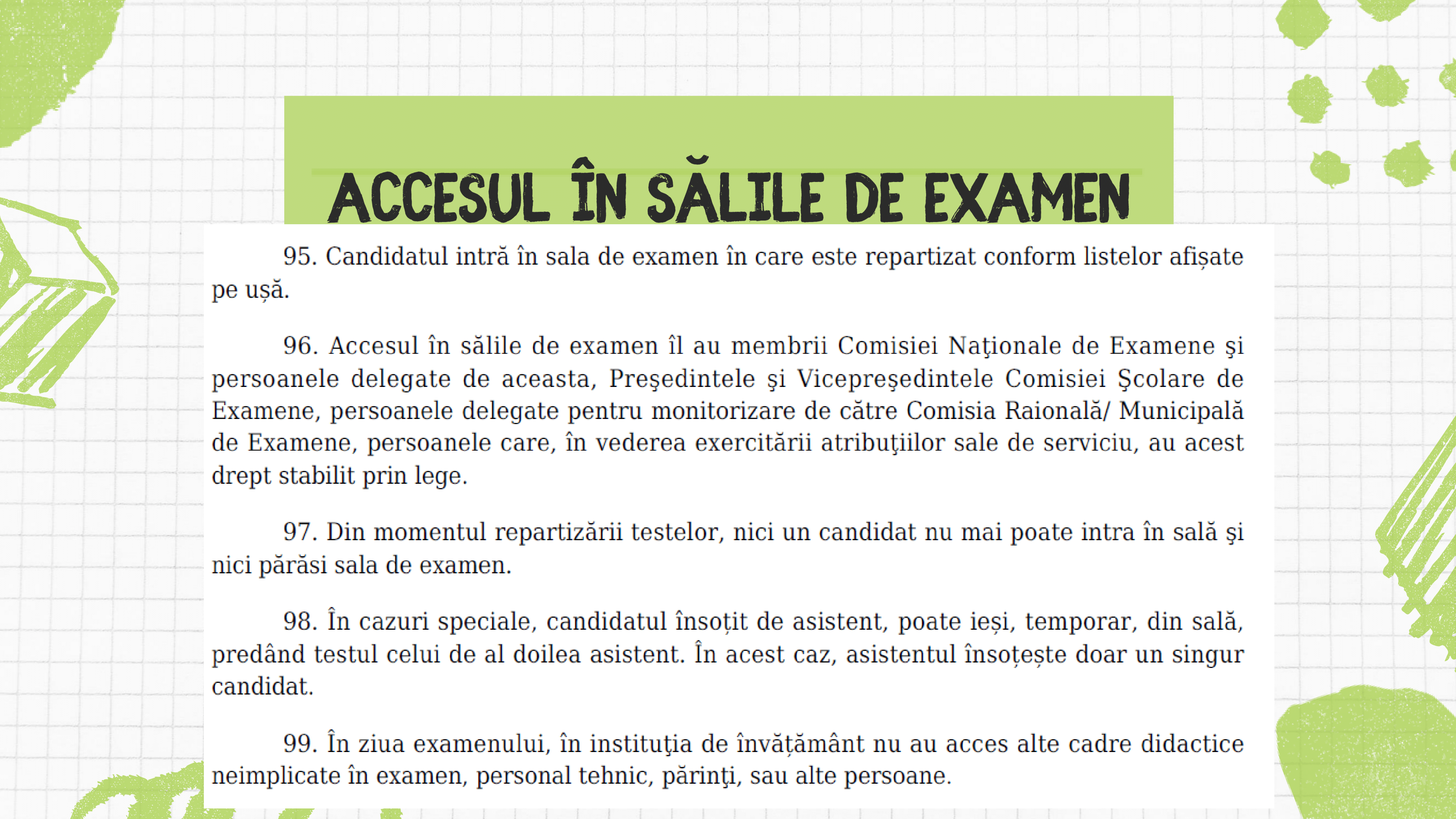 Examenele de absolvire clasa IX-a | Gimnaziul „Ion Creangă”, s. Teleșeu, r. Orhei