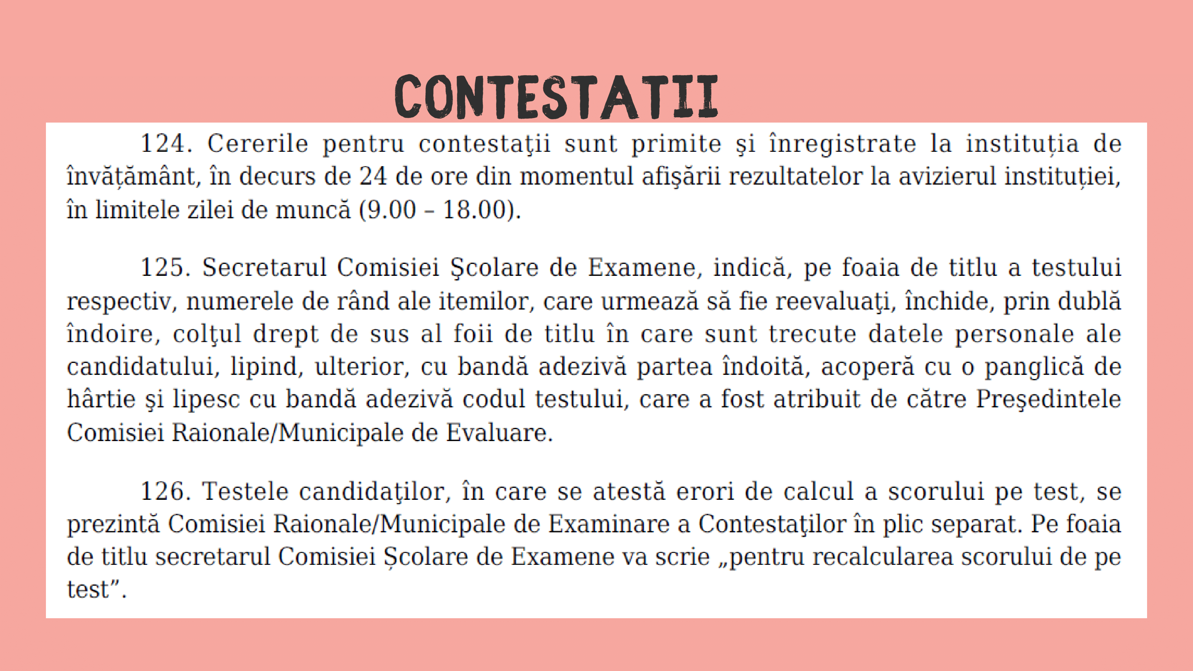 Examenele de absolvire clasa IX-a | Gimnaziul „Ion Creangă”, s. Teleșeu, r. Orhei